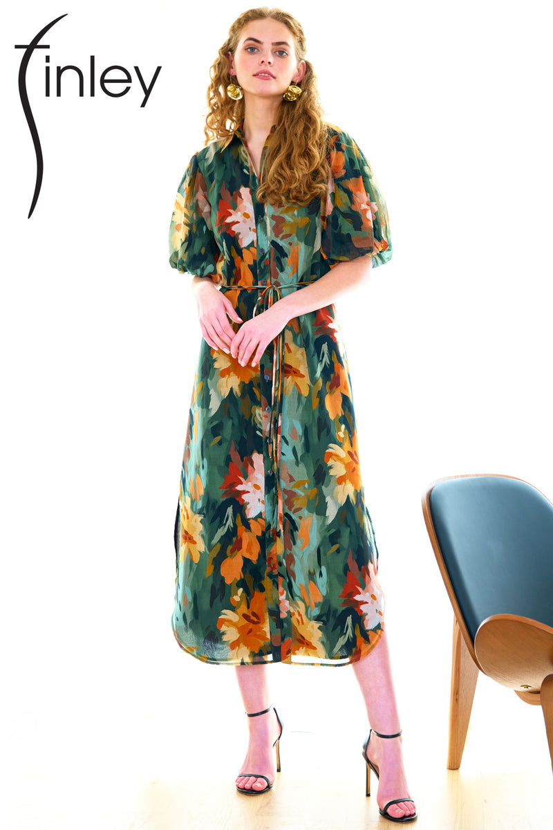 FINLEY MADELINE DRESS AUTUMN FLORAL – The Apple Tree